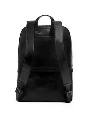 THE BRIDGE Leather Backpack - Black