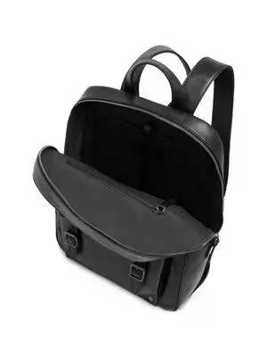 THE BRIDGE Leather Backpack - Black