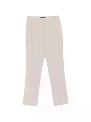 Fabiana Filippi Beaded Detail Trousers - Neutrals