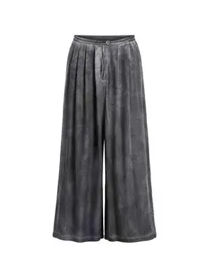 LA HAINE INSIDE US Pleated Detail Palazzo Pants - Grey