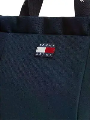 Tommy Hilfiger Logo Patch Drawstring Shoulder Bag