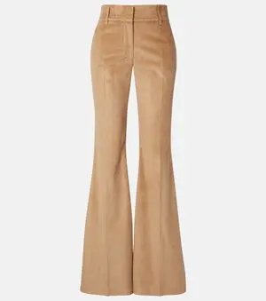 Gabriela Hearst Ianthe Cotton Corduroy Flared Pants - Brown