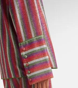 Oseree Lumiere Striped Shirt