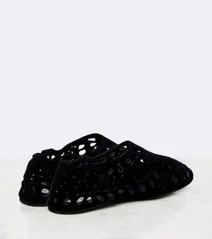 Alaïa Vienne Suede Ballet Flats
