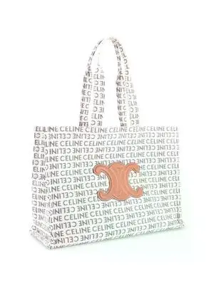 Celine Cabas Thais All Over Logo Jacquard Large Tote Bag