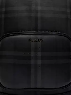 Burberry City Check Zip Backpack