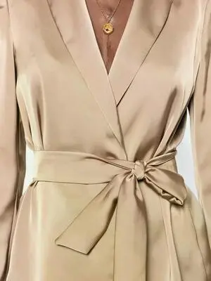PENNYBLACK Belted Satin-finish Jacket