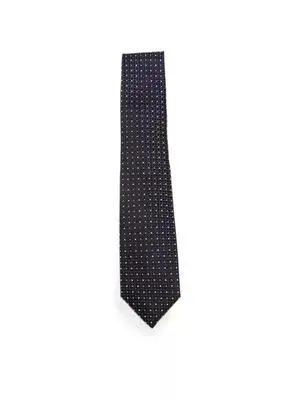 TOM FORD Pointed-tip Neck Tie - Black