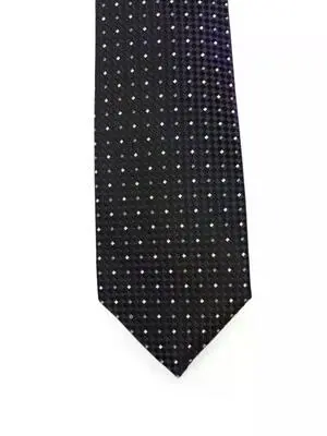 TOM FORD Pointed-tip Neck Tie - Black