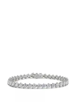 JEWELS AFICIONADO Esme Diamond Bracelet In 18k White Gold - Silver