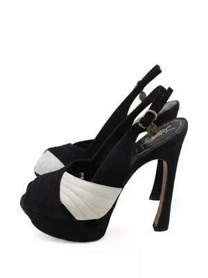 Saint Laurent Peep-toe Slingback Sandals