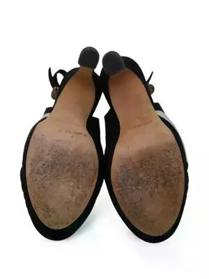 Saint Laurent Peep-toe Slingback Sandals