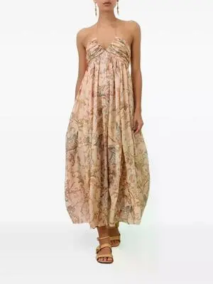 ZIMMERMANN ZIMMERMANN Roselight Halterneck Maxi Dress