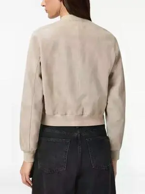 ALLSAINTS Orten Suede-finish Zip-fastening Jacket