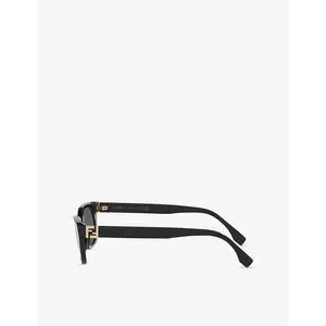 Fendi Cat-eye Acetate Sunglasses - Black
