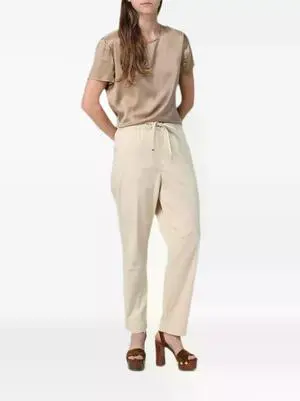 Max Mara Short Sleeve Top - Neutrals