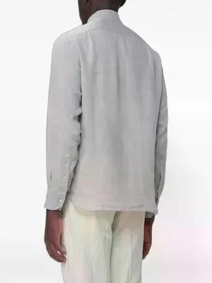 MC2 SAINT BARTH Linen Long-sleeve Shirt - Grey