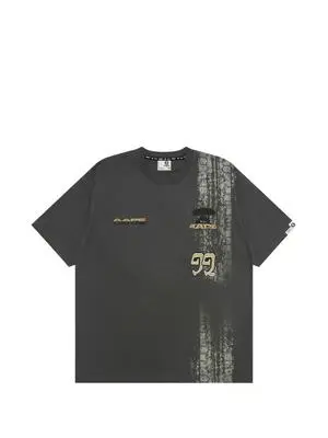 AAPE BY *A BATHING APE Aapeunvs Logo-print Cotton T-shirt - Grey