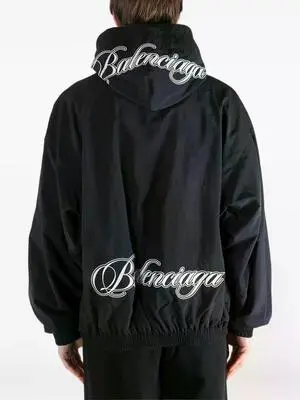 Balenciaga Reversible Zip-up Hooded Jacket