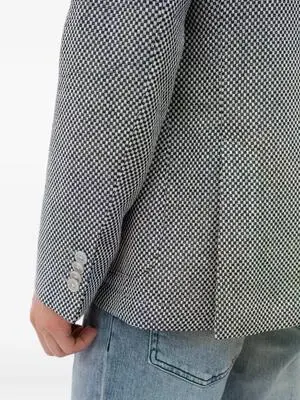 BOSS Micro-patterned Single-breasted Blazer