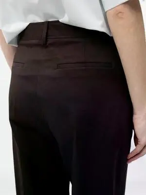 BOSS Pressed-crease Straight-leg Trousers