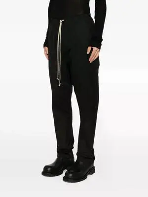 Rick Owens Dietrich Drawstring Drop-crotch Trousers - Black