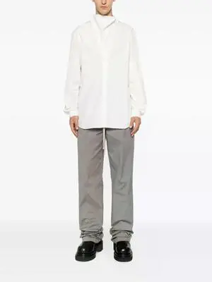 Rick Owens Dietrich Drawstring Trousers - Grey