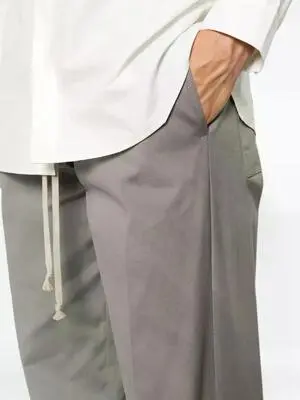 Rick Owens Dietrich Drawstring Trousers - Grey