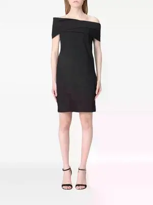 TELA Off-shoulder Mini Dress - Black