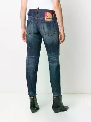Dsquared2 Hockney Cropped Jeans