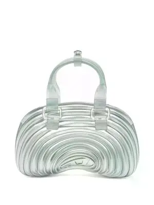 DIESEL® X Melissa Quantum Dome Shoulder Bag - Silver