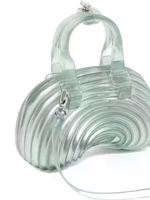 DIESEL® X Melissa Quantum Dome Shoulder Bag - Silver