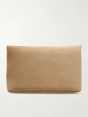 Saint Laurent Cassandre Suede Clutch