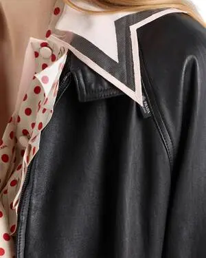 Prada Nappa Leather Blouson Jacket