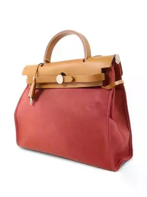 Hermès Herbag Pm Handbag - Red
