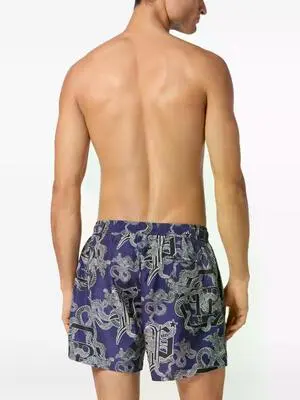 Philipp Plein Printed Swim Shorts