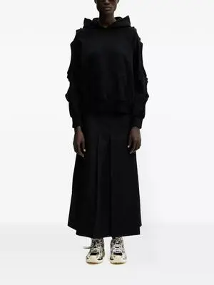 Undercover Ruffled-sleeve Hoodie