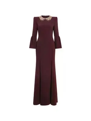 Jenny Packham 3/4 Sleeve Evening Dresses