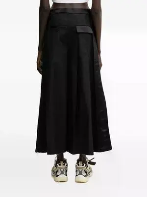 Undercover Pleated Maxi Skirt