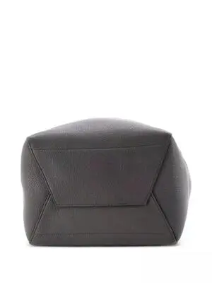 Celine Sangle Seau Bag In Goatskin - Grey