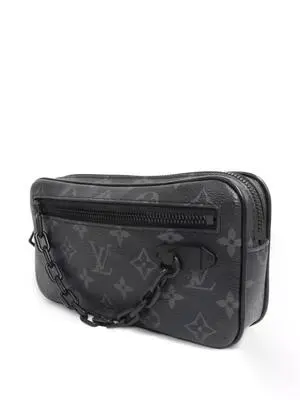 LOUIS VUITTON Volga Pochette Monogram Eclipse Clutch Bag