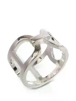Hermès Ever Chaine D'ancre Sterling Ring