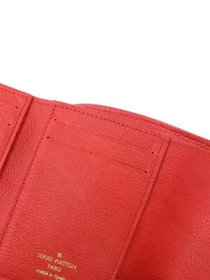 LOUIS VUITTON Monogram Double V Wallet - Red