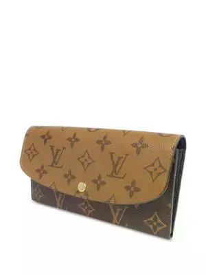 LOUIS VUITTON Monogram Reverse Emilie Wallet - Neutrals
