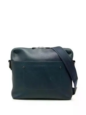 LOUIS VUITTON Taiga Leather Crossbody Bag - Blue