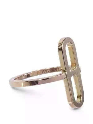 Hermès Chaîne D'ancre Ring In Rose Gold Vermeil
