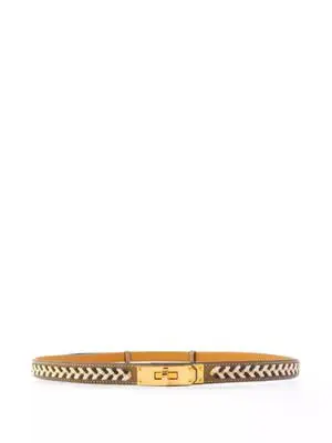 Hermès Kelly Leather Belt - Grey
