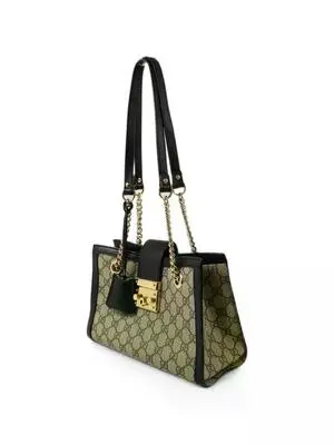 Gucci Padlock Gg Supreme Canvas Shoulder Bag