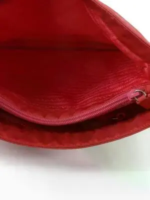 Prada Enamel Triangle Logo Handbag