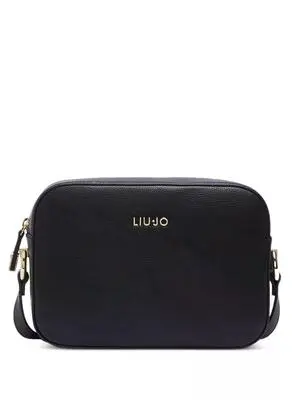 Liu Jo Medium Grained Effect Cross Body Bag - Black